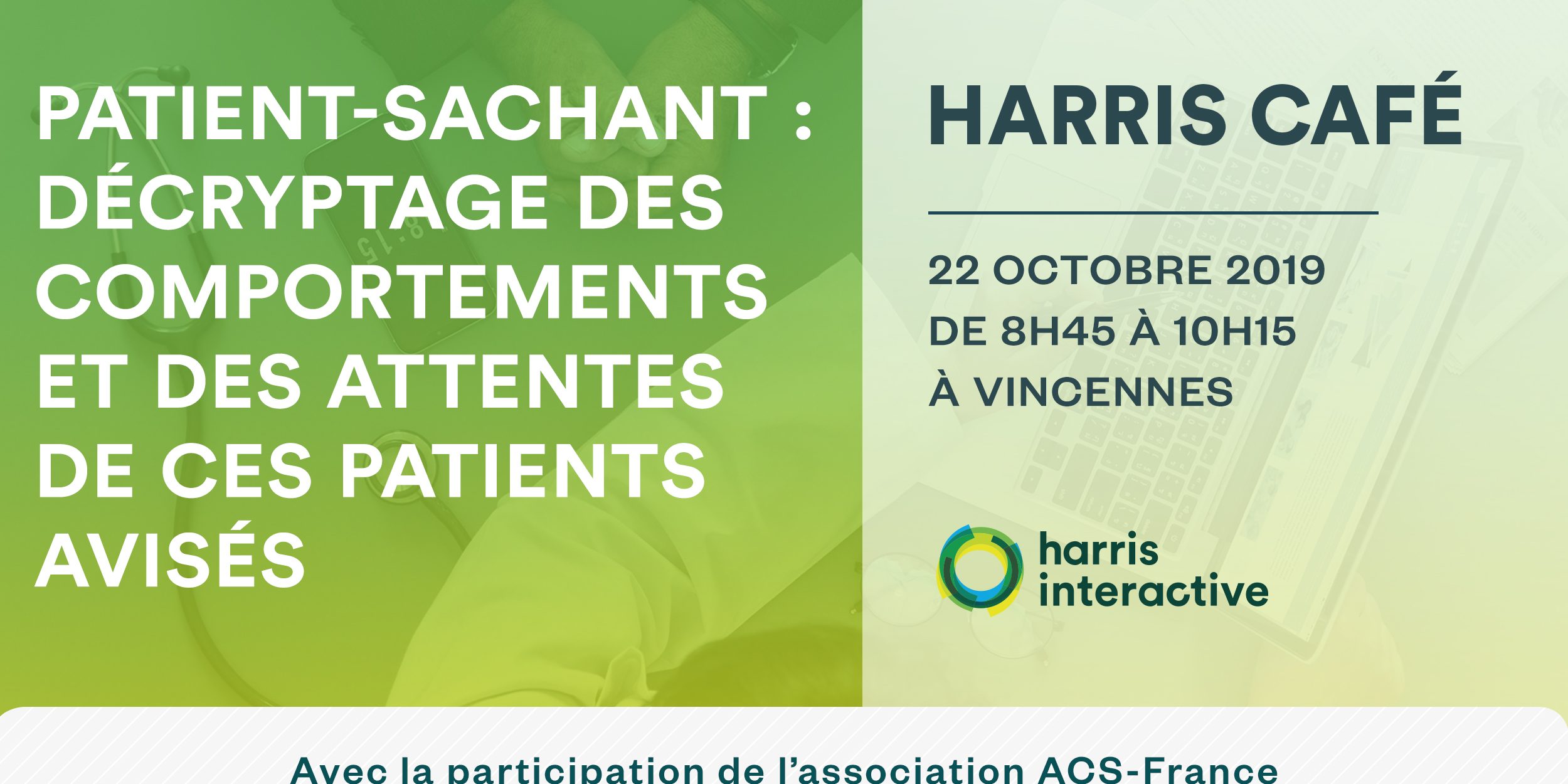 Découvrez les résultats de l’étude « patient-sachant » – Harris ...